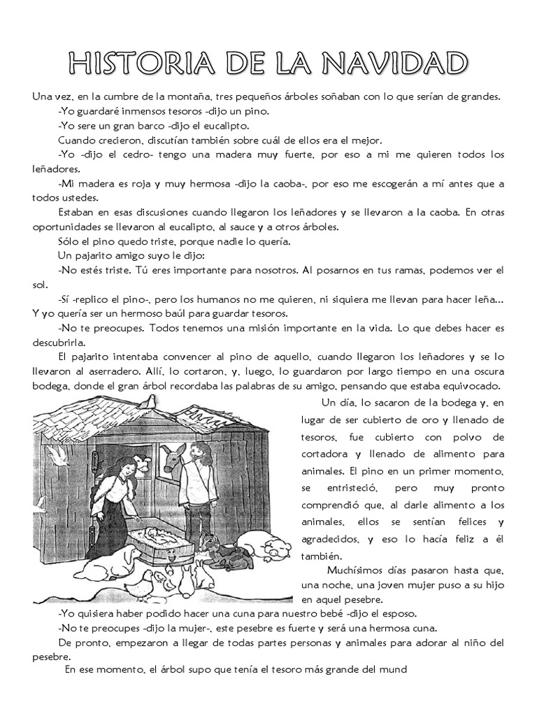 Historia de La Navidad | PDF | Hogar, jardinería y bricolaje