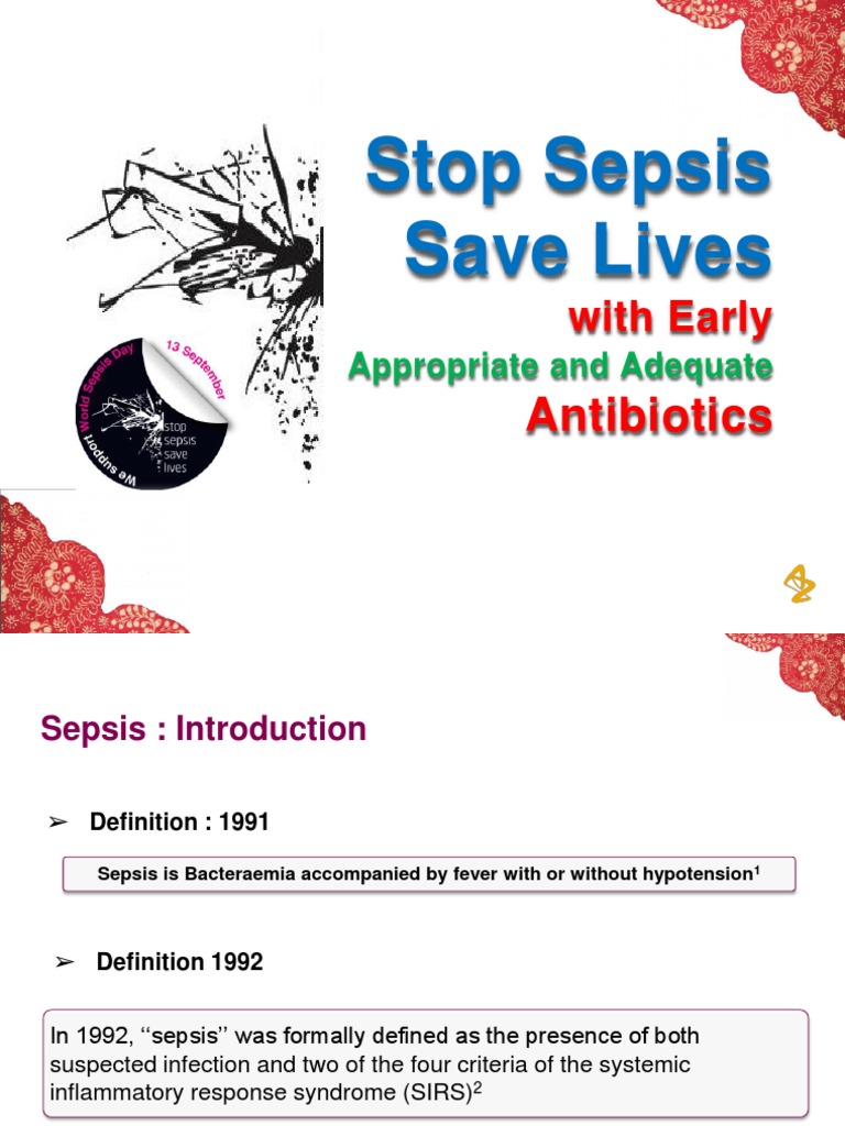 Stop Sepsis Save Lives: With Early | PDF | Sepsis | Clinical Pathology