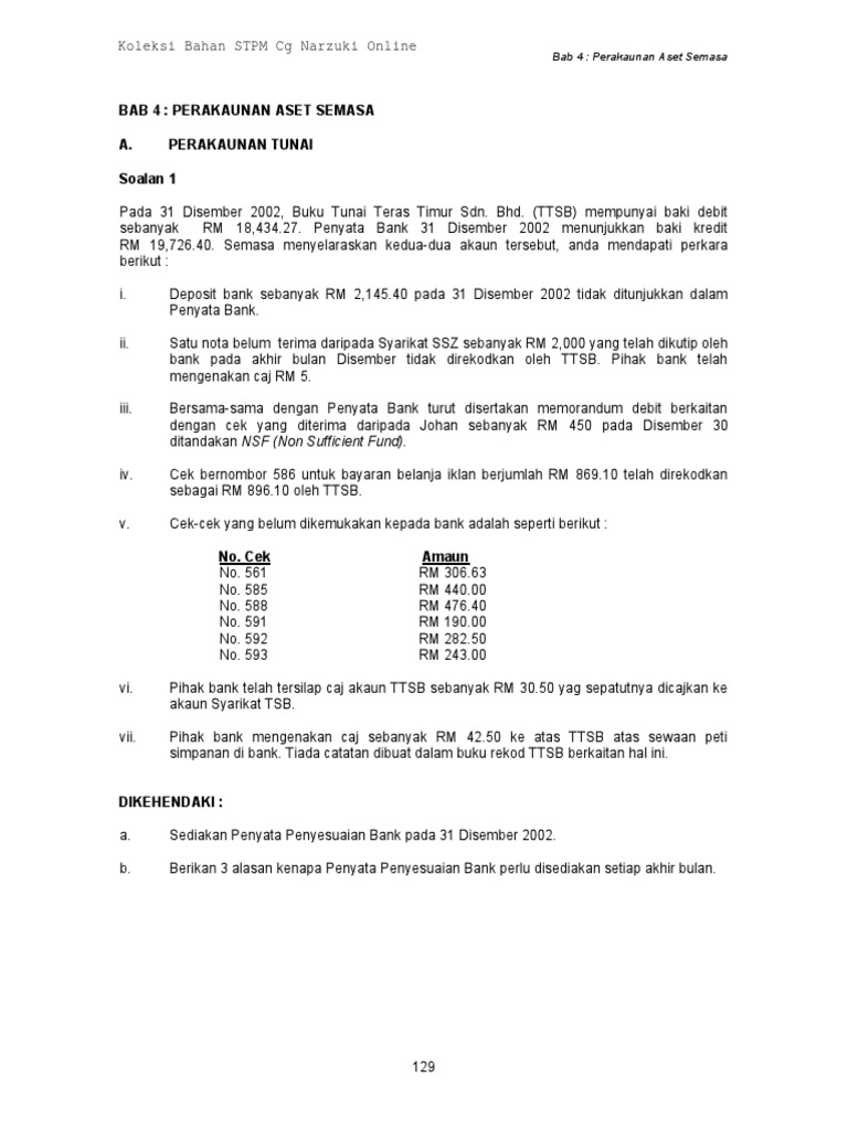 Bab 4 Soalan Tutorial | PDF
