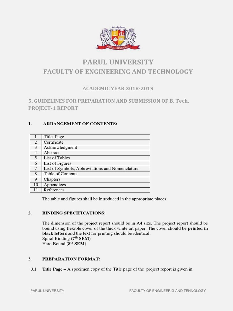 Parul University: Faculty of Engineering and Technology | PDF | Times ...