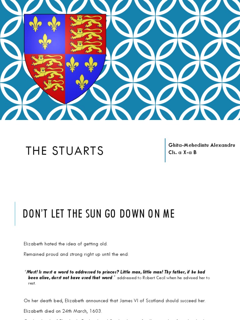 The Stuarts: Ghita-Mehedintu Alexandru Cls. A X-A B | PDF | English ...