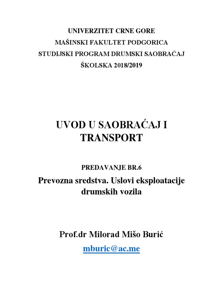 Predavanje VI | PDF