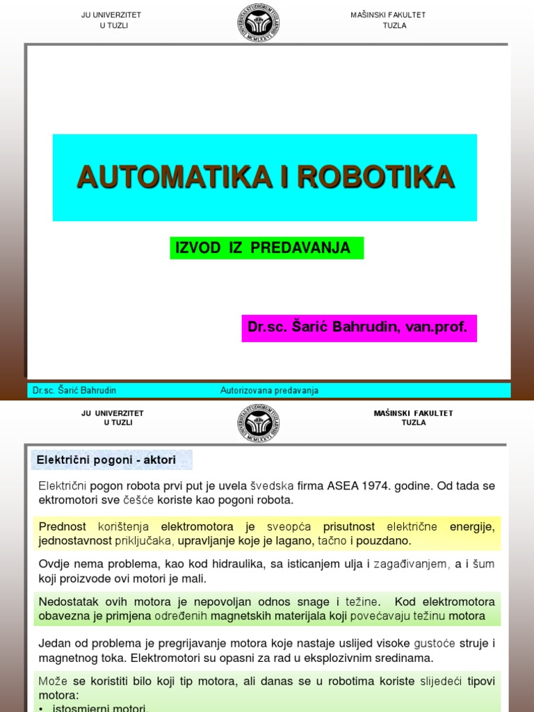 Pogoni (Aktori) - Elektro | PDF