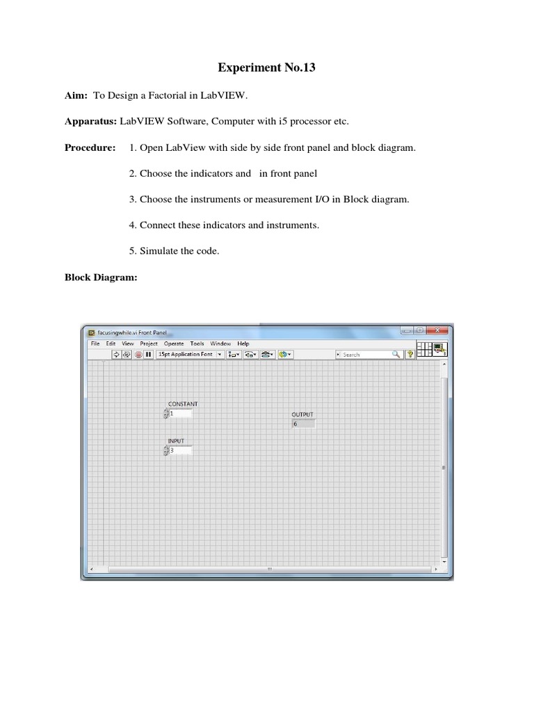 Experiment No.13 | PDF | Matrix (Mathematics) | Input/Output