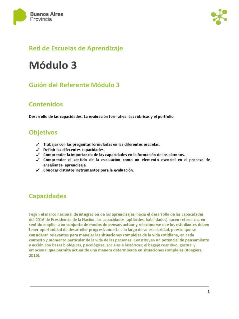 Modulo 3 Aprendizaje Basado En Proyectos Pdf Evaluación Rúbrica