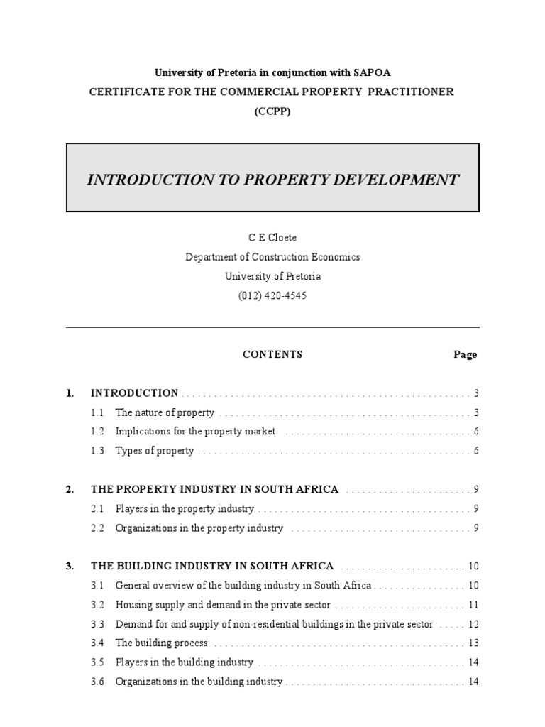 Understanding Property Economics | PDF | Lease | Feasibility Study