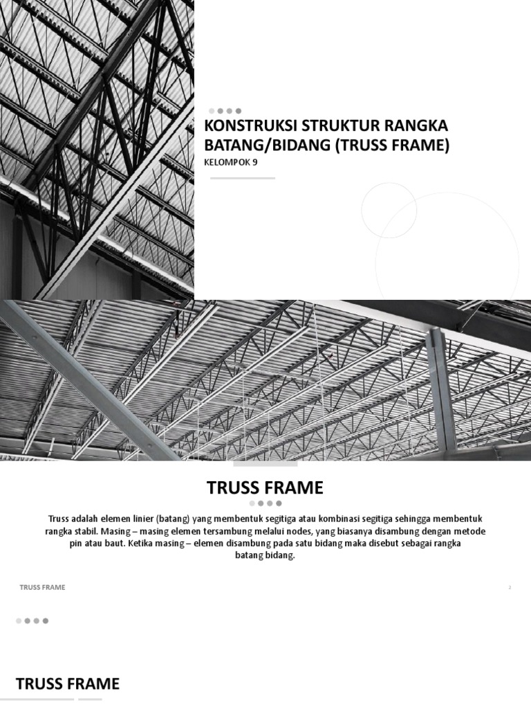 Konstruksi Struktur Rangka Batang | PDF