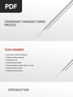 Crankshaft Manufacturing Process Overview | PDF