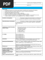 Graphic Organizers Lesson Plan | PDF | Lesson Plan | Teachers