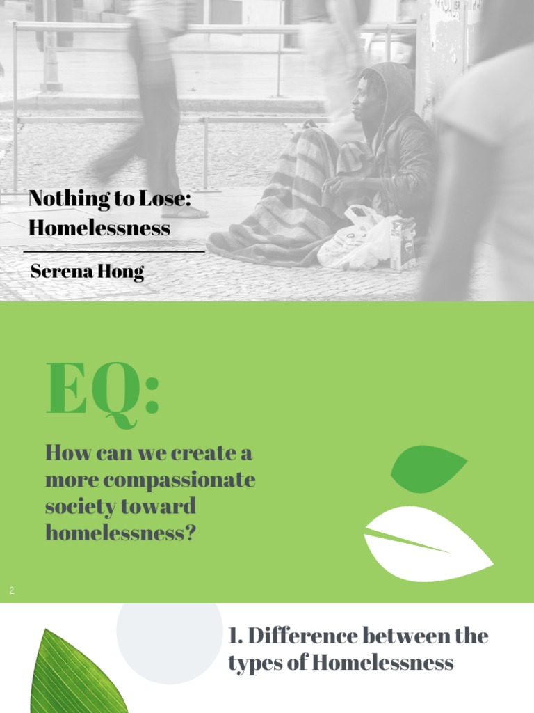 Homelessness Final Project Presentation | PDF | Social Science
