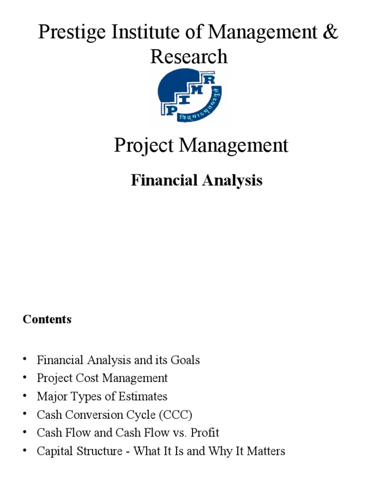 Project Management - Financial Analysis | PDF | Capital Structure ...