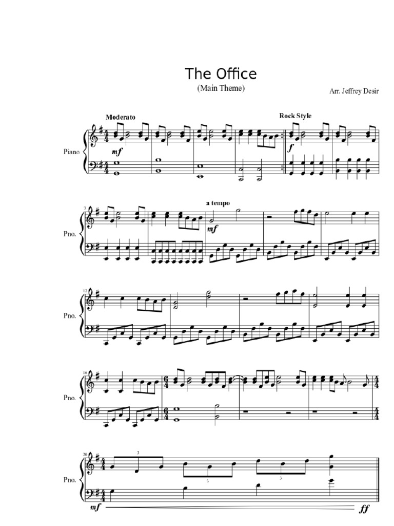 The Office Theme Song | PDF