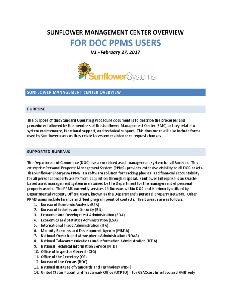 SMC Overview For Users V1 | PDF | United States Department Of Commerce ...