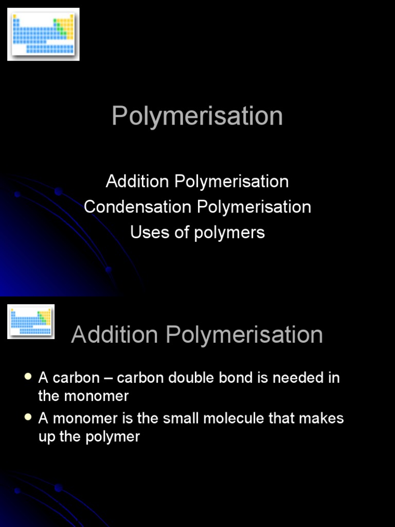 Polymers 1 | PDF | Polymerization | Polymers