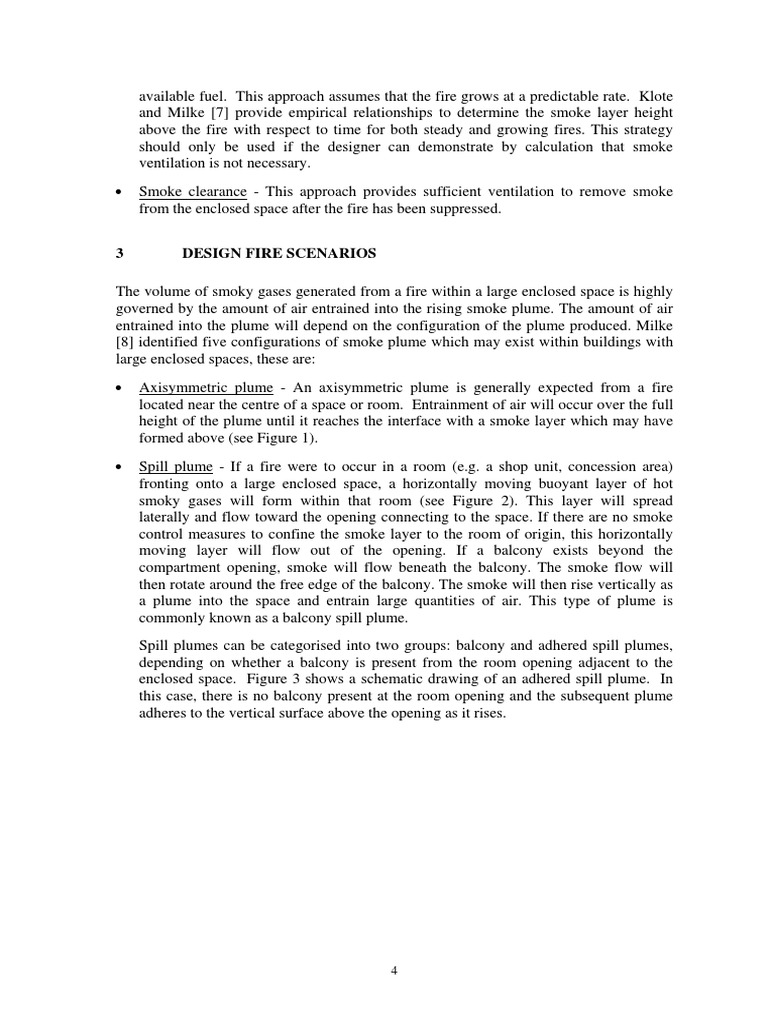 3 Design Fire Scenarios | PDF | Smoke | Atmosphere Of Earth