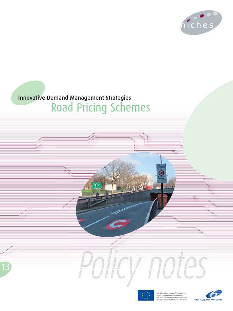 Innovative Road Pricing Strategies | PDF | Pricing | Traffic Congestion