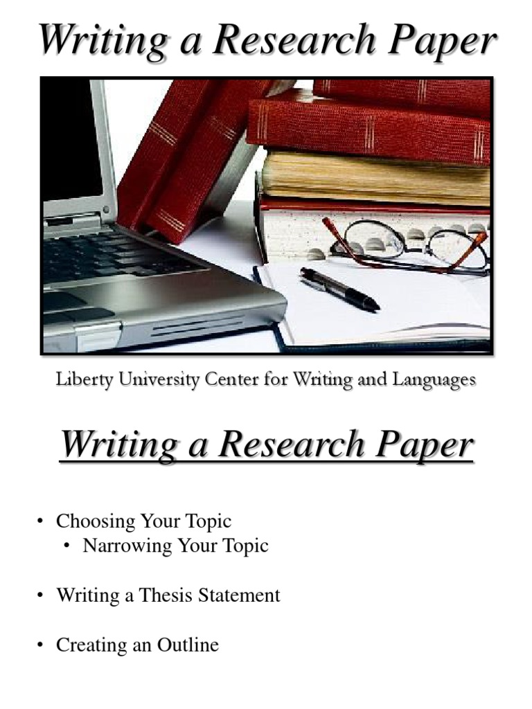 Writing A Research Paper Part 1 | PDF | Thesis | Essays