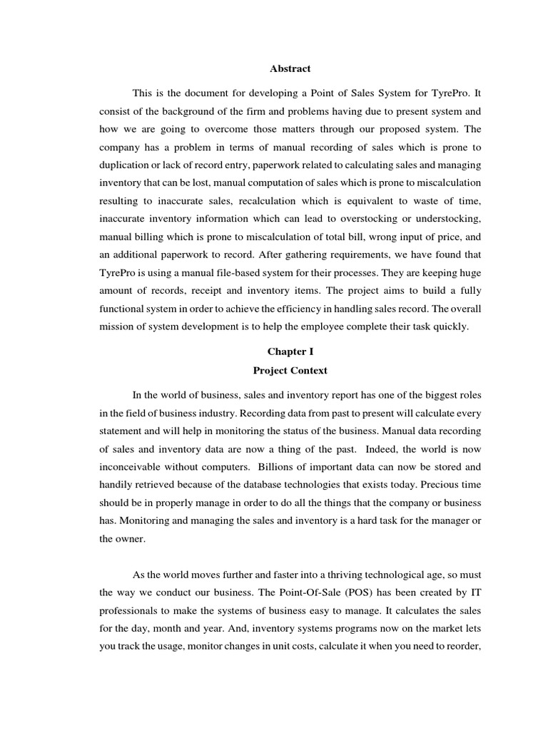 Mis Docu 12-04-18 | PDF | Point Of Sale | Inventory