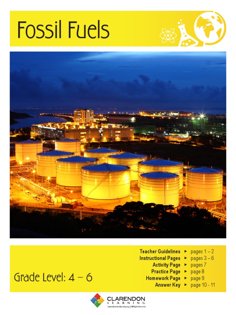 Fossil Fuels: Grade Level: 4 - 6 | Download Free PDF | Petroleum ...