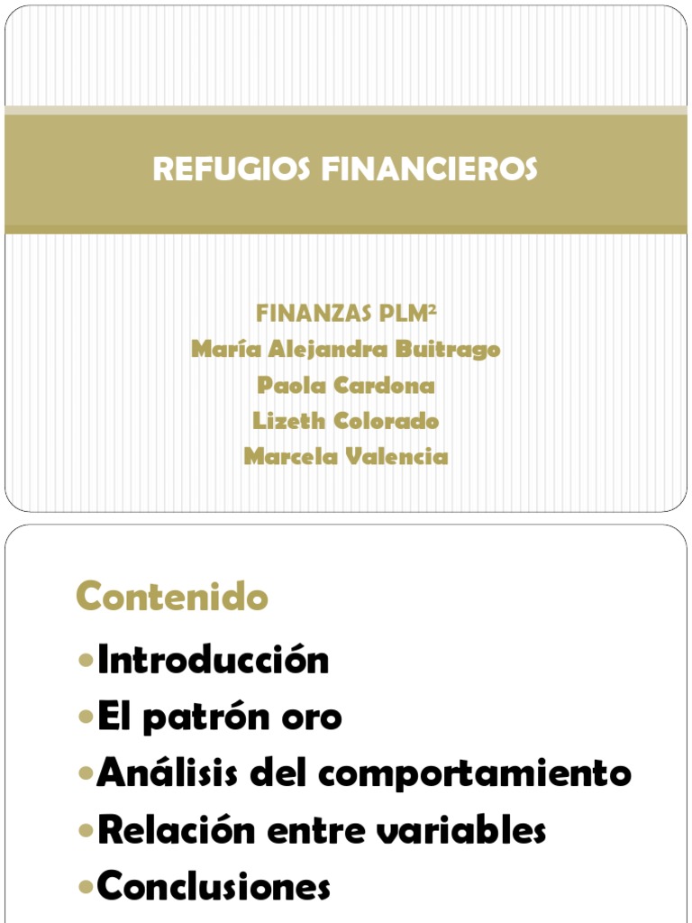 El Patron Oro | PDF | Estándar dorado | Sistema Bretton Woods