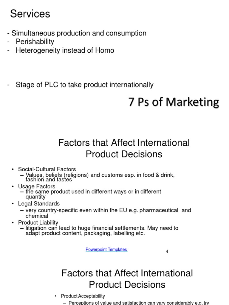 International Service Marketing Strategies | PDF | Globalization ...