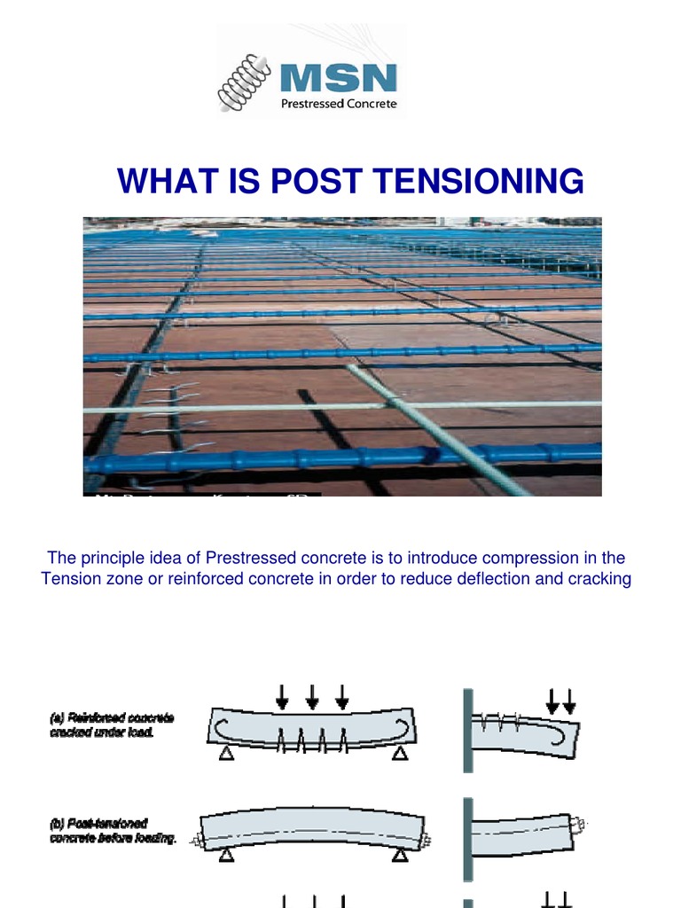 What Is Post Tensioning | PDF | Prestressed Concrete | Building Technology