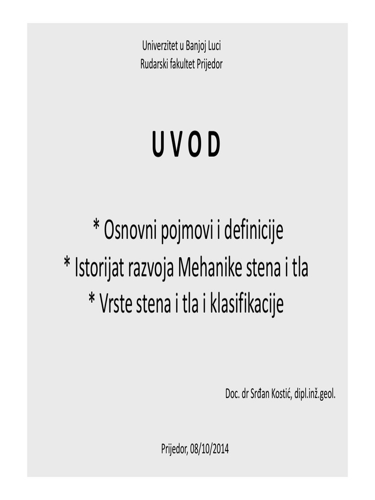 Uvod PDF | PDF