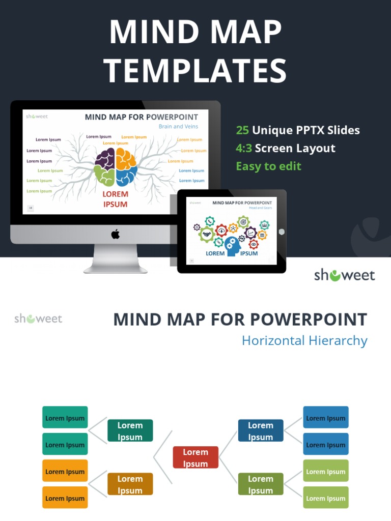 Mind Mapping Templates for PowerPoint | PDF | Text