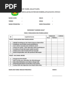 Borang Learning Walk | PDF