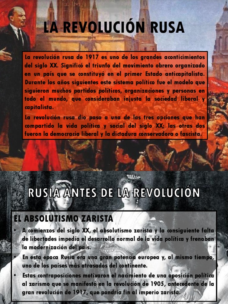 LA REVOLUCIÓN RUSA Y EL NACIMIENTO DE LA URSS | Imperio ruso | Bolcheviques