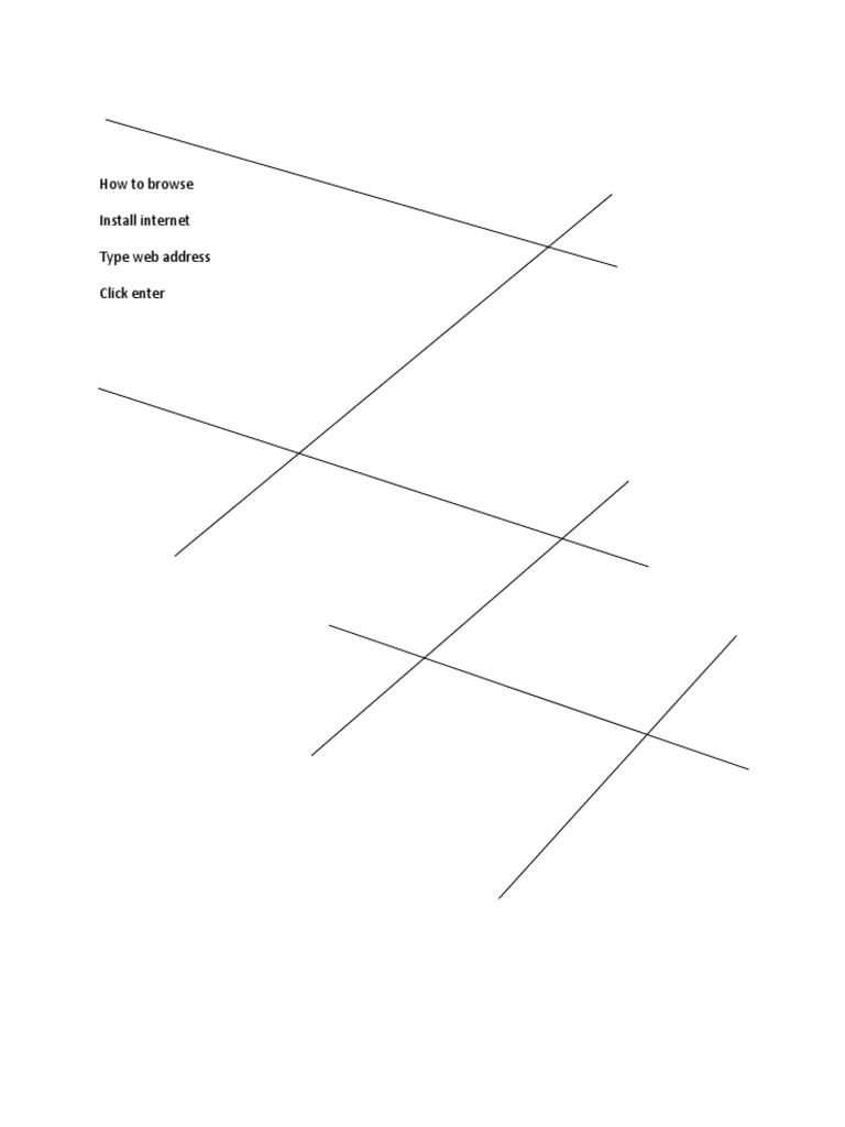 How To Browse Install Internet Type Web Address Click Enter | PDF