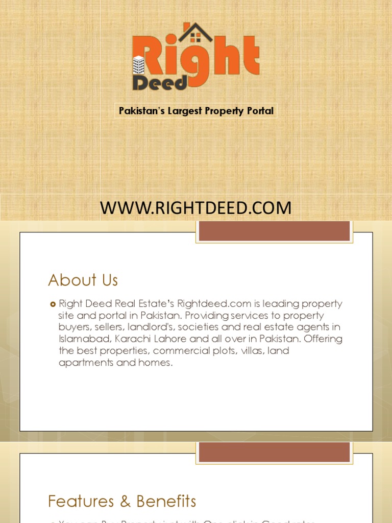 Pakistan's Largest Property Portal | PDF