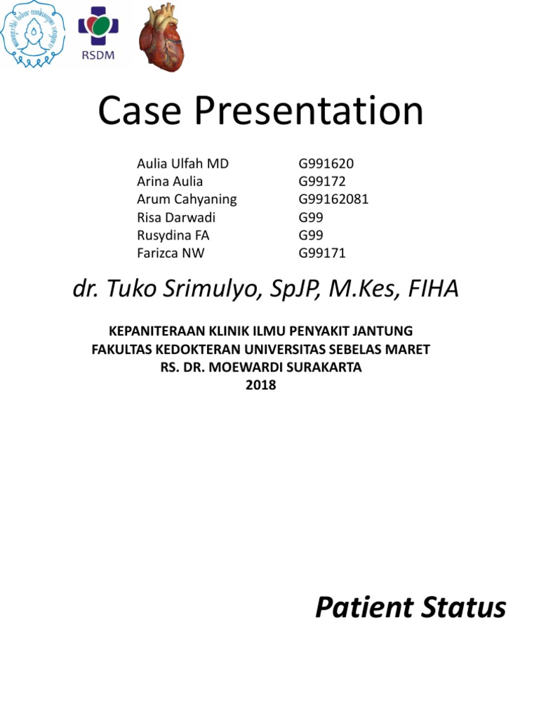 Responsi Stemi Dr. Tuko SP - JP Fix | PDF | Hypertension | Myocardial Infarction