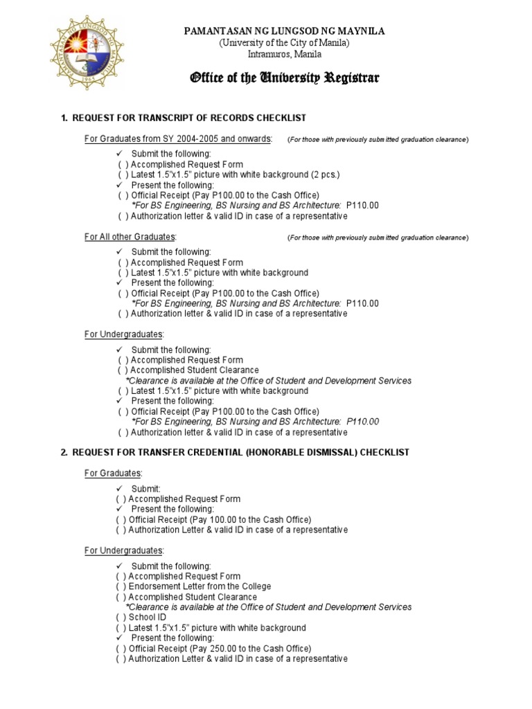 OUR Request Form | PDF | Academia | Educational Stages