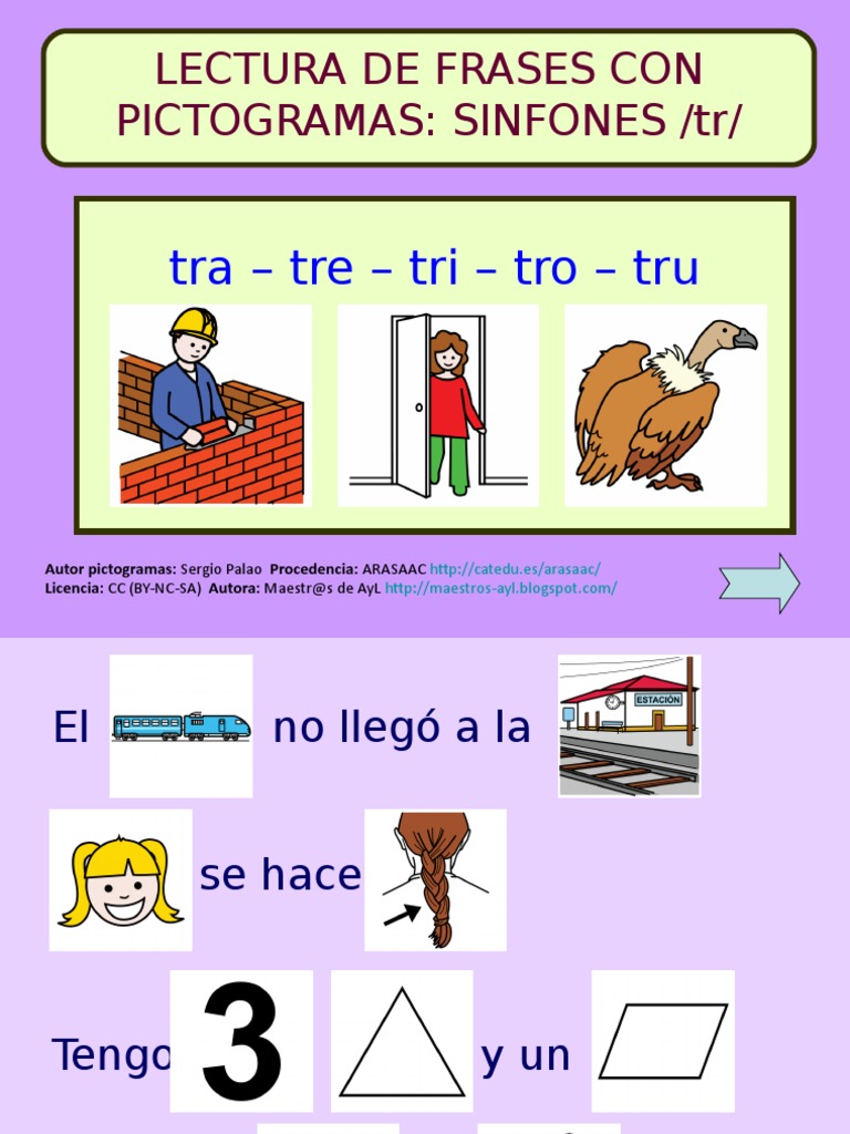 Lectura de Frases Con Pictogramas - Sinfon Tr
