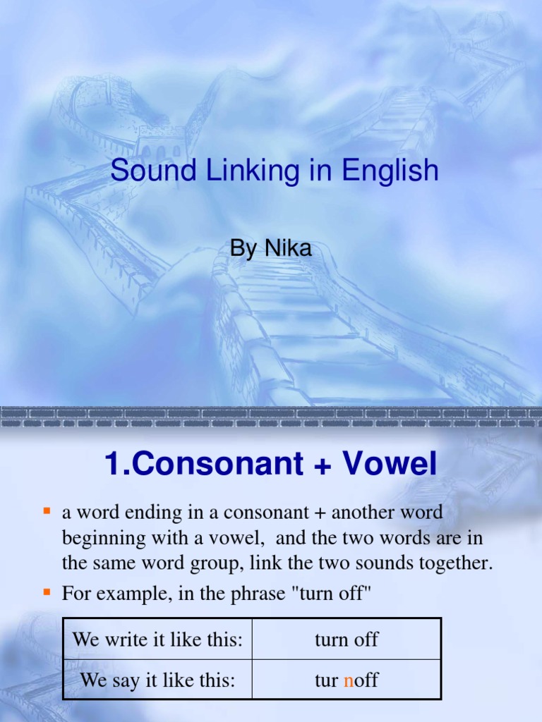 Linking Sound | PDF