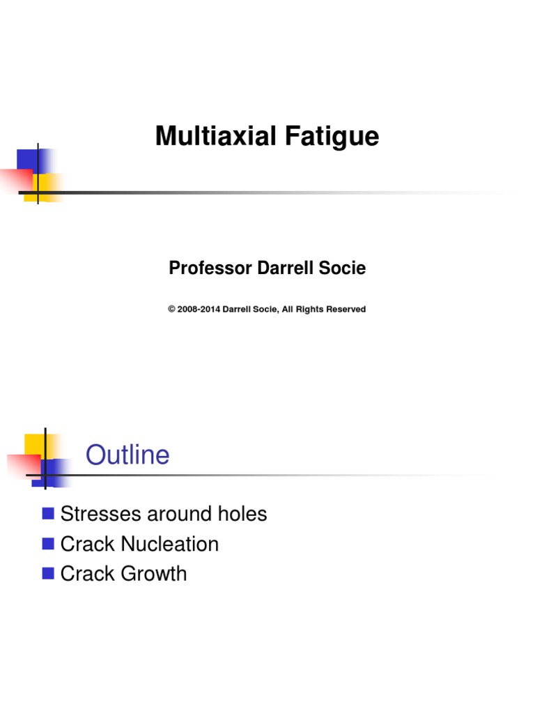 Multiaxial Fatigue Damage | PDF | Fatigue (Material) | Stress (Mechanics)