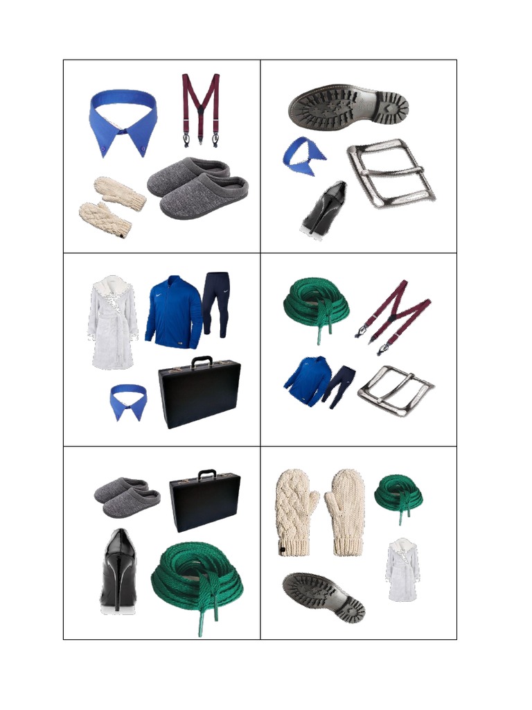 "Spot It" - Clothes | PDF