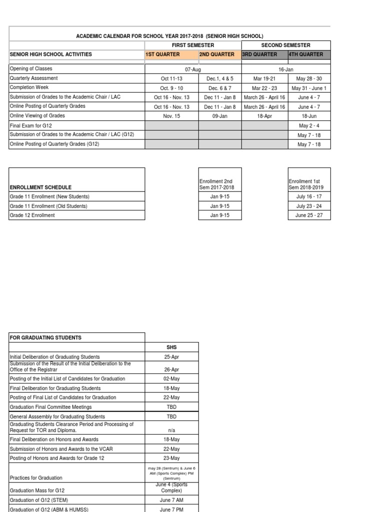 Is Academic Calendar Latest Version1 PDF Academic Term Change