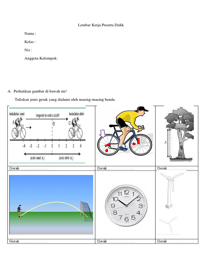 LKPD Gerak Melingkar | PDF