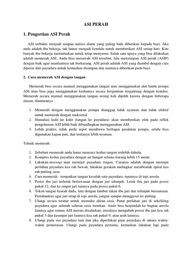 Asi Perah | PDF