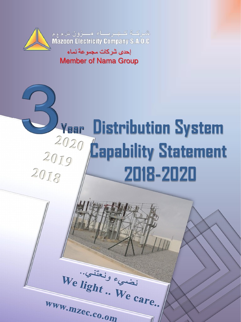 Capability Statement 2018-2020 | PDF | Electric Power Distribution ...