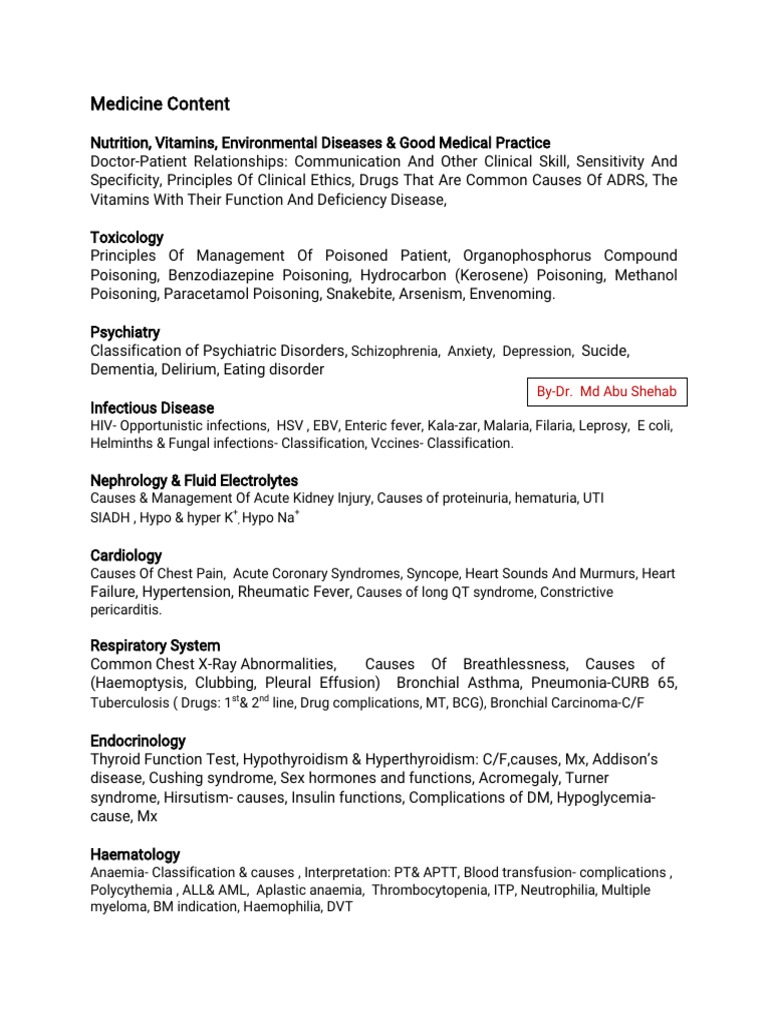 39th Bcs Clinical Suggestions | PDF