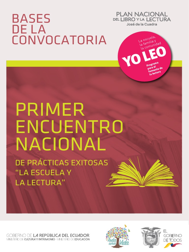 Bases de Concurso YO LEO | PDF | Lectura (proceso) | Maestros
