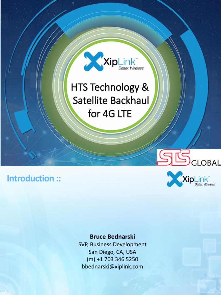 Xiplink 4g Lte Over Hts Sts 2016 | PDF | 4 G | Lte (Telecommunication)