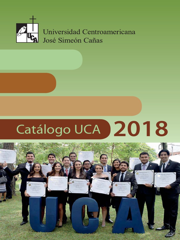 Catalogo Uca 2018 Pdf Educación Más Alta Universidad