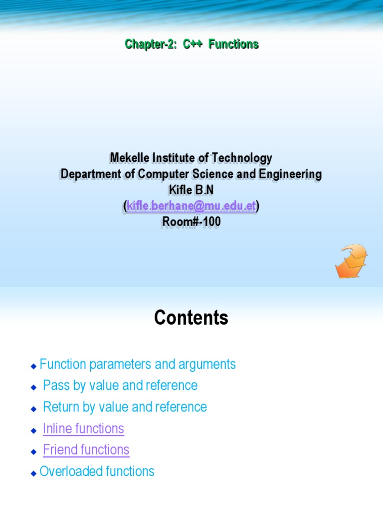 Chapter 2 Functions Descargar Gratis Pdf Parameter Computer Programming Subroutine 
