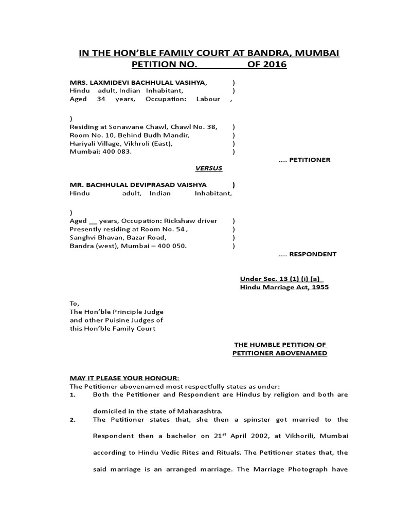 Drafting Apperance and Pleadings | PDF | Marriage | Divorce