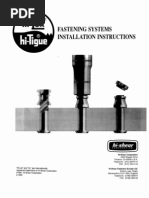 Hi Lok Fasteners | PDF | Nut (Hardware) | Rivet