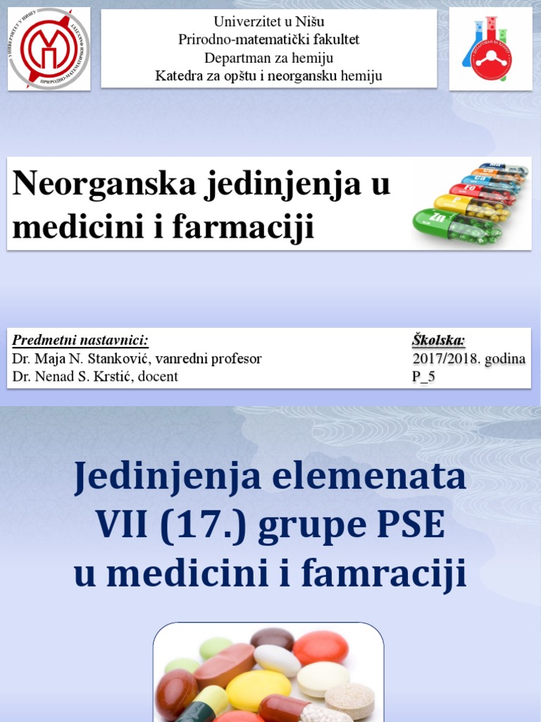 Neorganska Jedinjenja | PDF